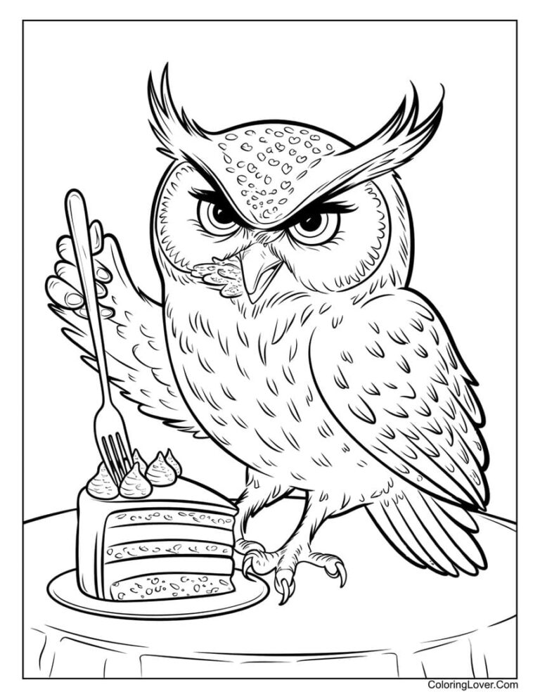 39 Owl Coloring Pages (Free Printables for All Ages)