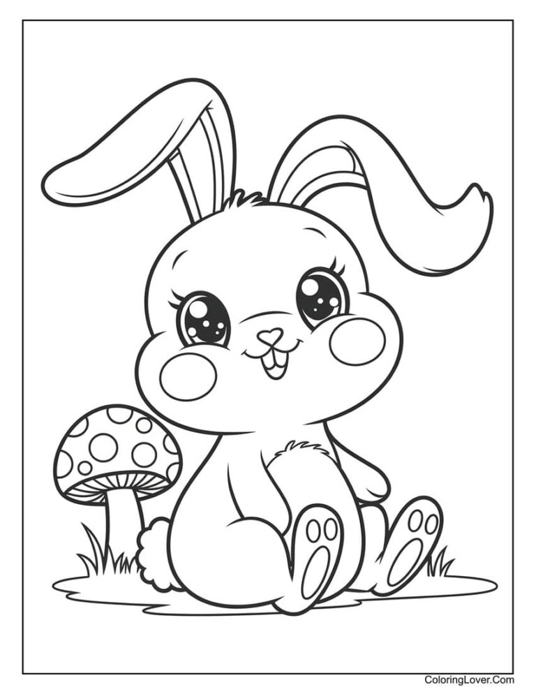 57 Cute Coloring Pages (Free Printables for All Ages)