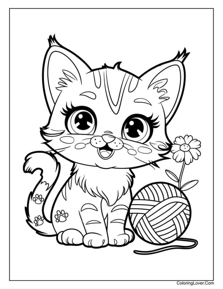 57 Cute Coloring Pages (Free Printables for All Ages)