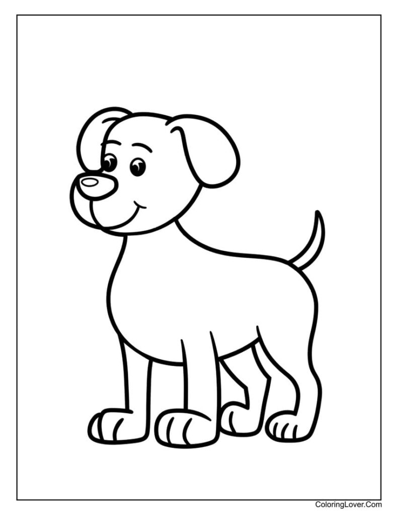 77 Dog Coloring Pages (Free Printables for All Ages)