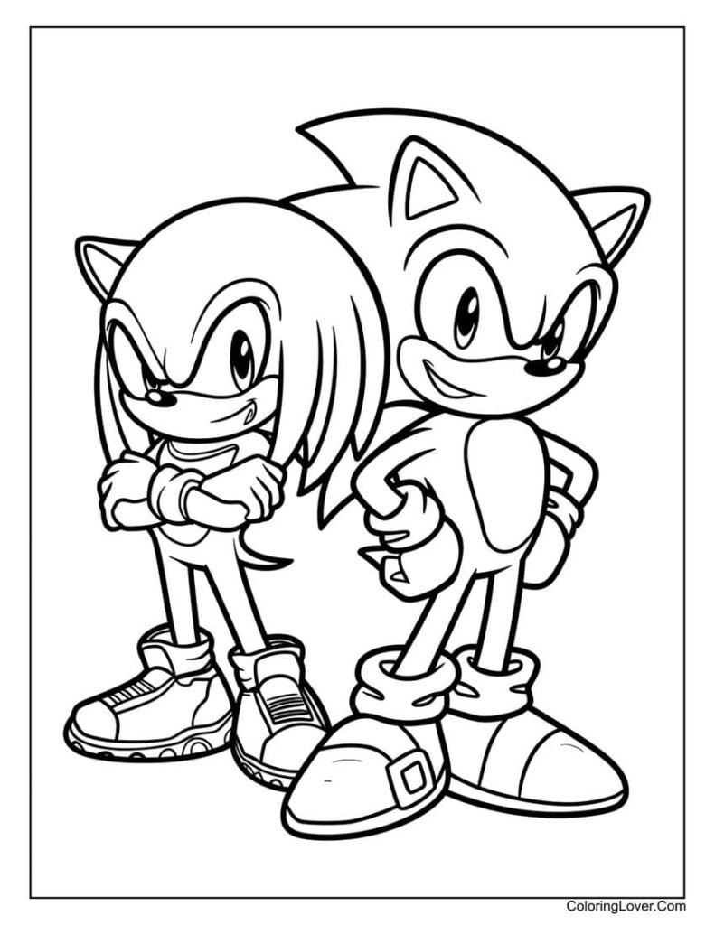 64 Sonic Coloring Pages (Free Printables for All Ages)