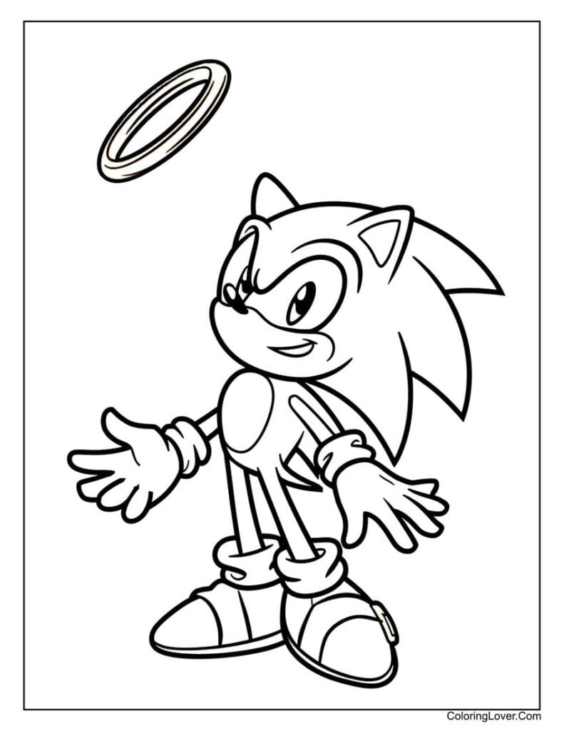 64 Sonic Coloring Pages (Free Printables for All Ages)