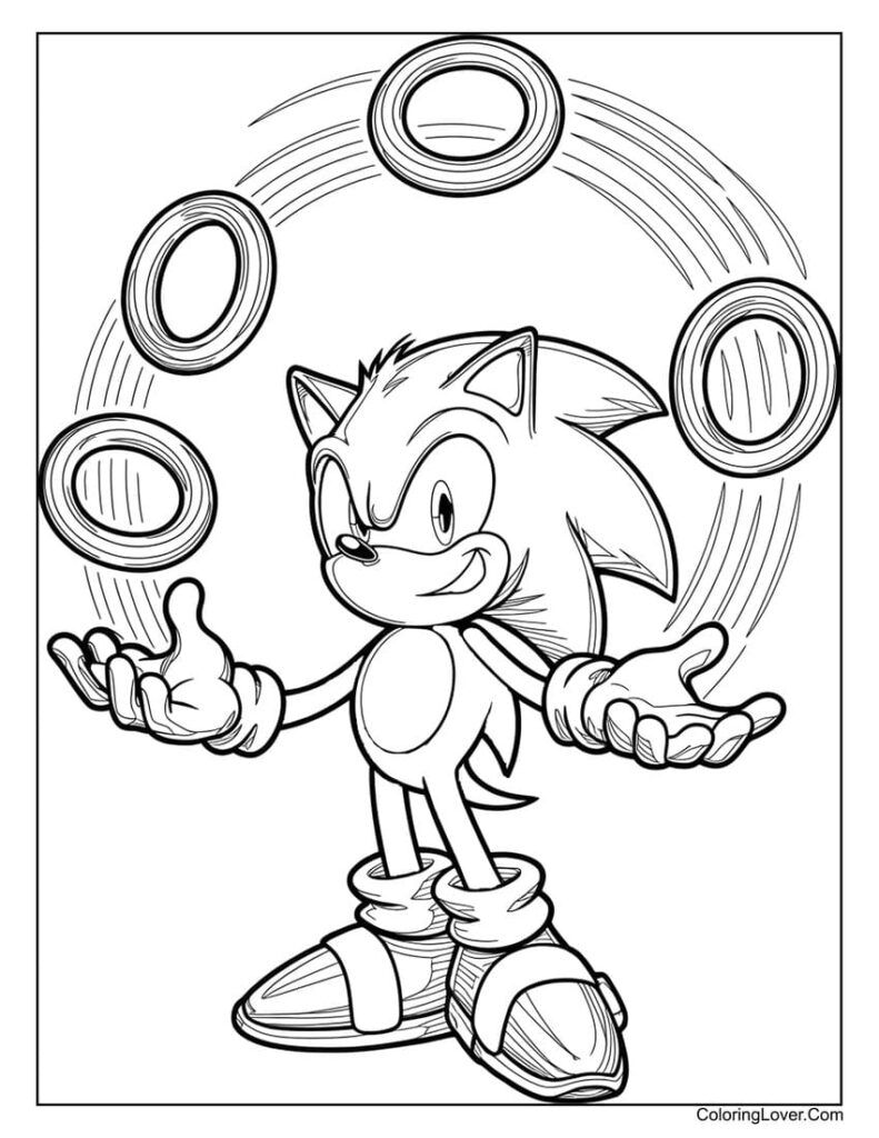 64 Sonic Coloring Pages (Free Printables for All Ages)