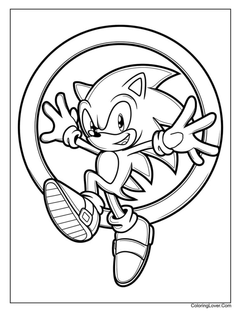 64 Sonic Coloring Pages (Free Printables for All Ages)