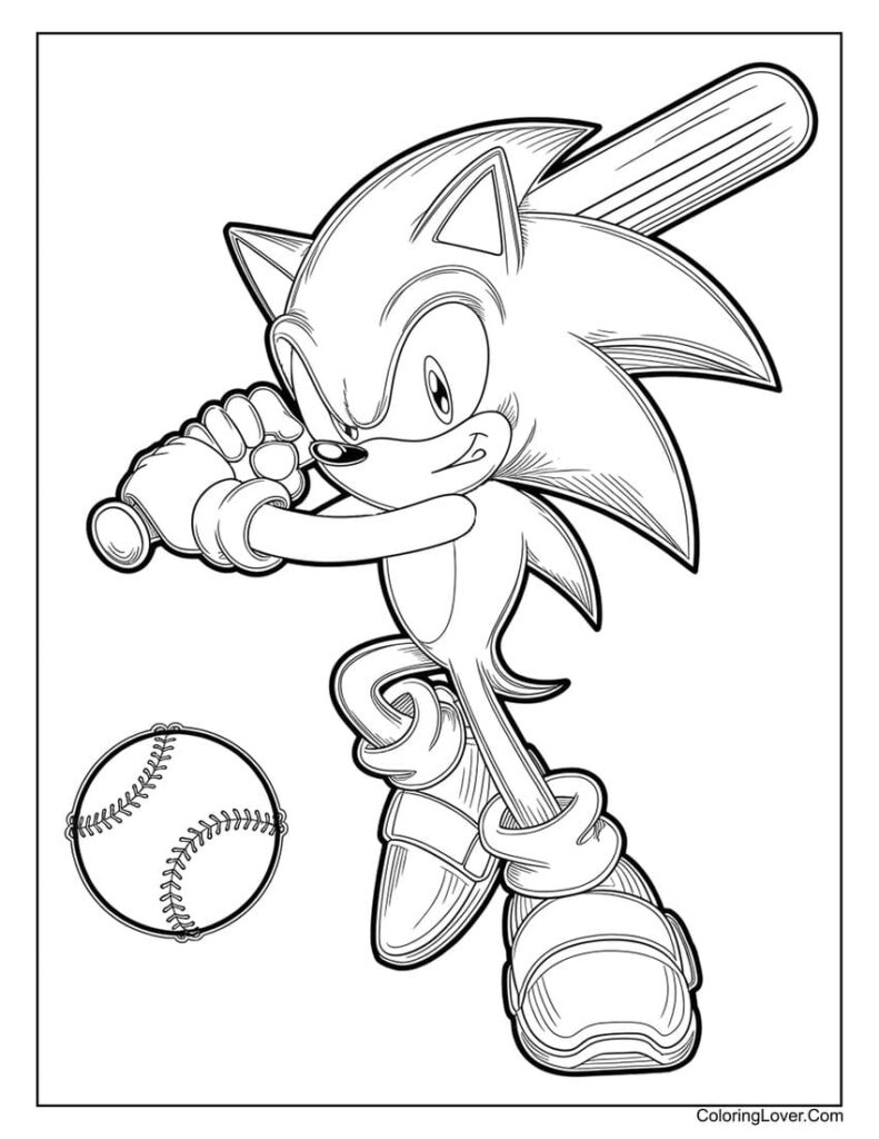 64 Sonic Coloring Pages (Free Printables for All Ages)