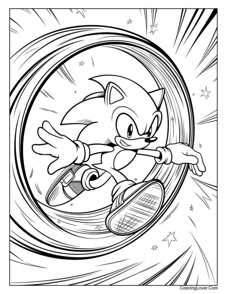 64 Sonic Coloring Pages (Free Printables for All Ages)