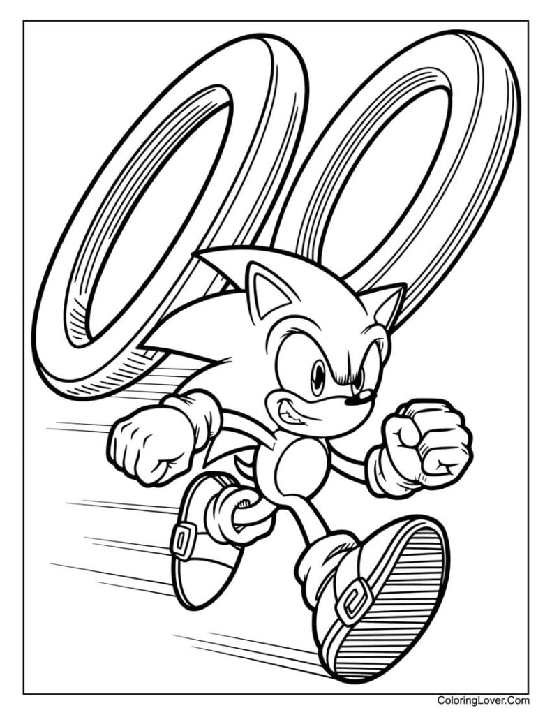 64 Sonic Coloring Pages (Free Printables for All Ages)