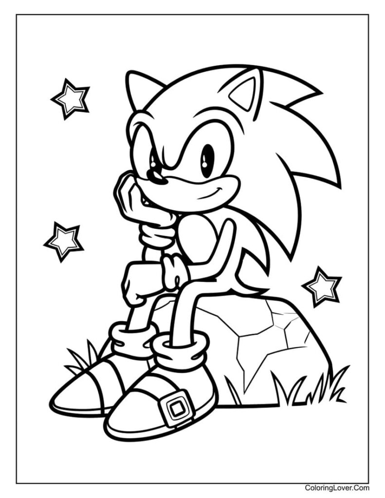 64 Sonic Coloring Pages (Free Printables for All Ages)