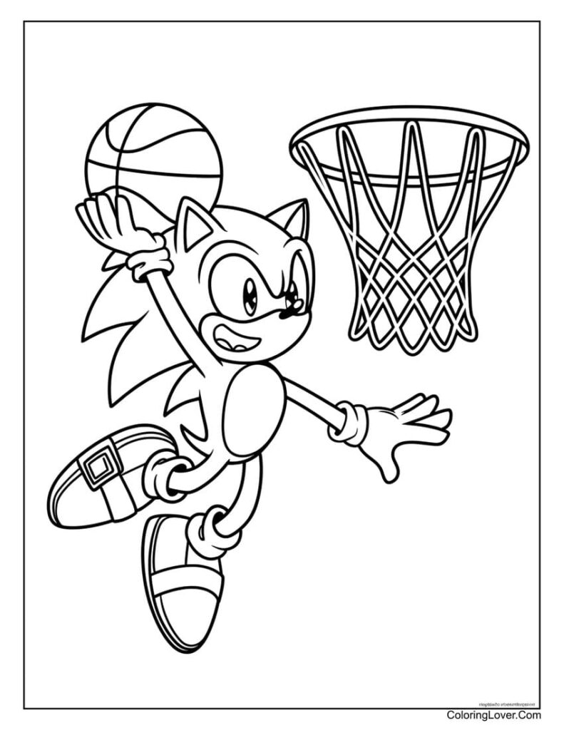 64 Sonic Coloring Pages (Free Printables for All Ages)
