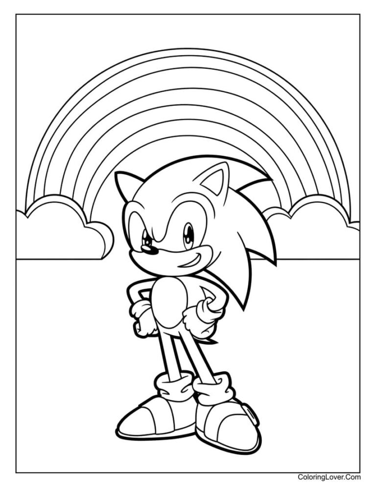64 Sonic Coloring Pages (Free Printables for All Ages)