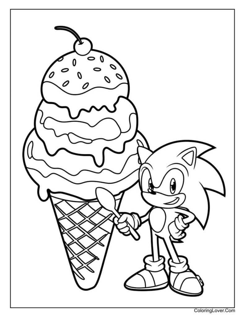 64 Sonic Coloring Pages (Free Printables for All Ages)