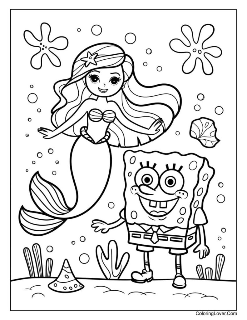 51 Mermaid Coloring Pages (Free Printables for All Ages)