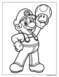 56 Super Mario Coloring Pages (Free Printables for All Ages)