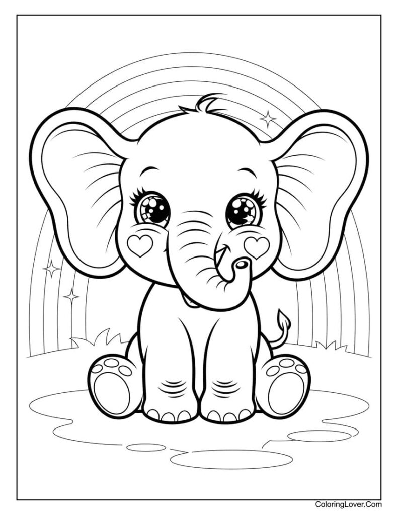 57 Cute Coloring Pages (Free Printables for All Ages)