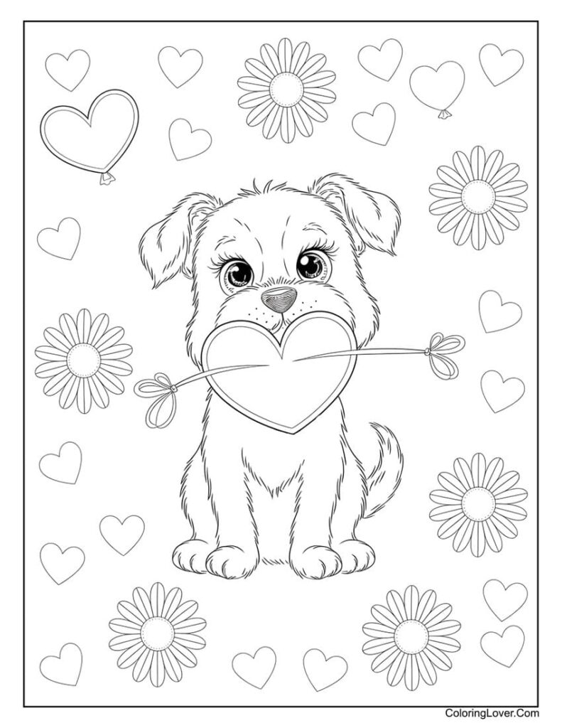 77 Dog Coloring Pages (Free Printables for All Ages)