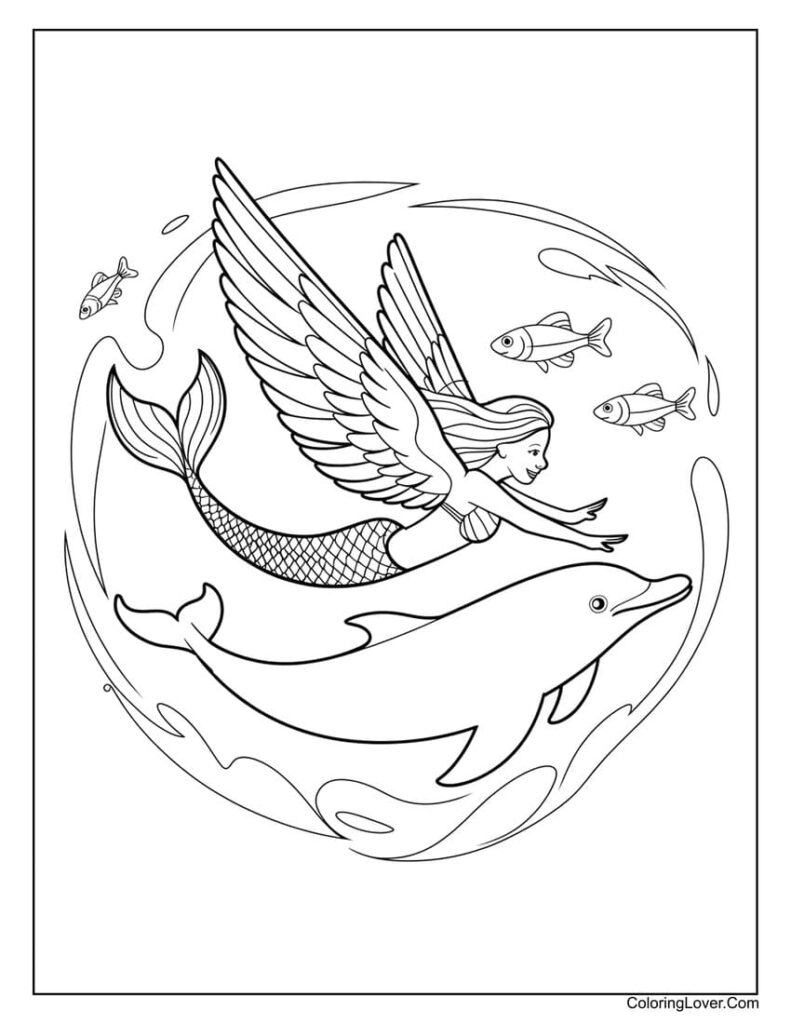 57 Mermaid Coloring Pages (Free Printables for All Ages)