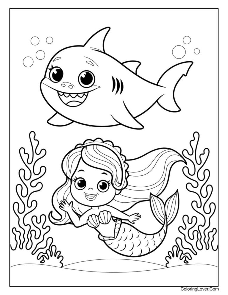 48 Shark Coloring Pages (Free Printables for All Ages)