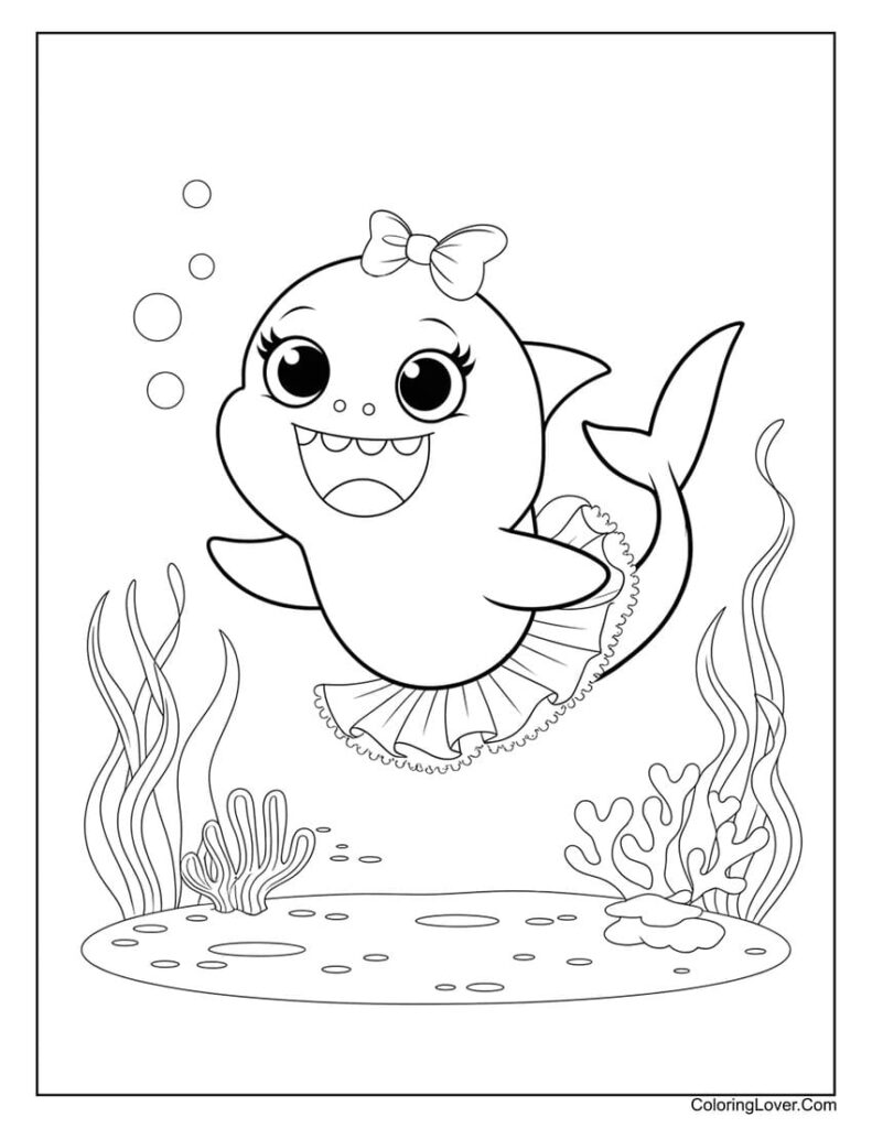 48 Shark Coloring Pages (Free Printables for All Ages)