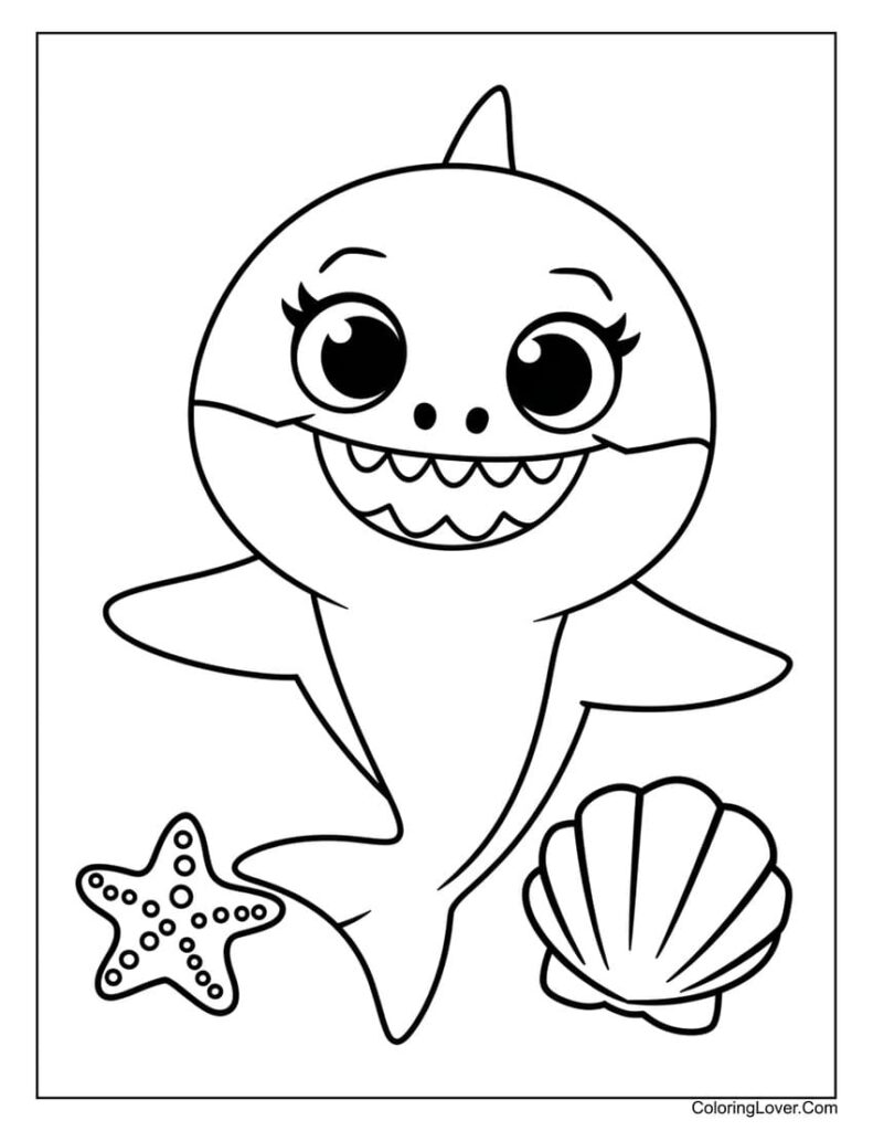 48 Shark Coloring Pages (Free Printables for All Ages)