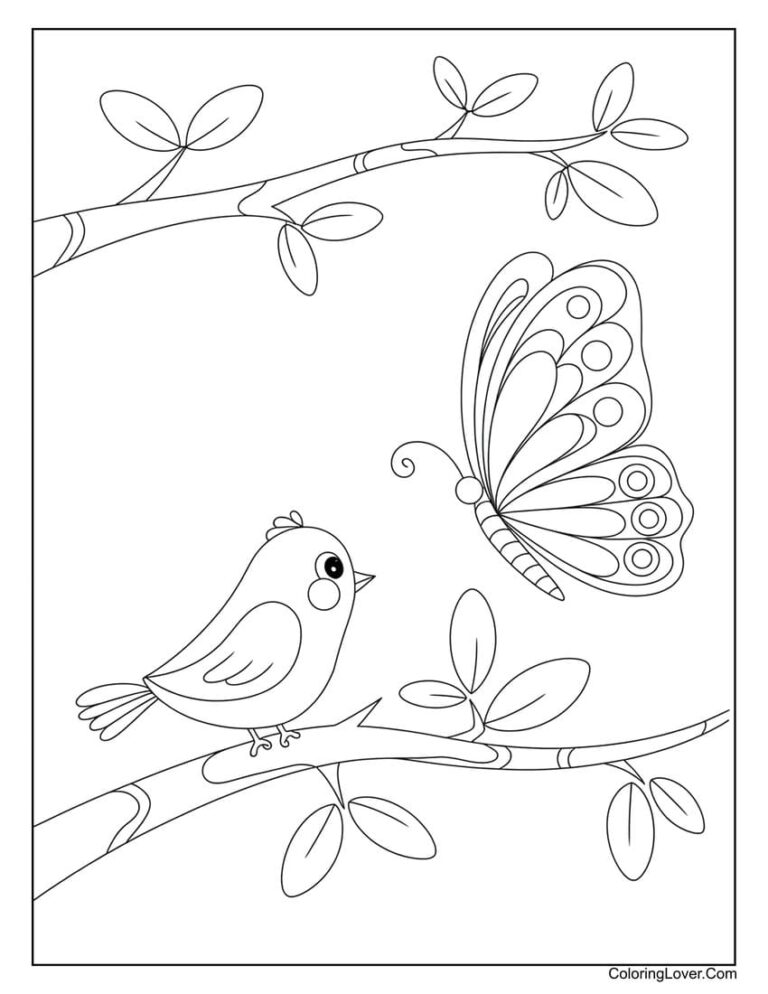 54 Butterfly Coloring Pages (Free Printables for All Ages)