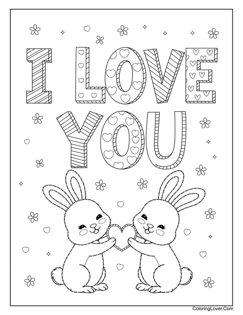 53 Valentine’s Day Coloring Pages (Free Printables for All Ages)