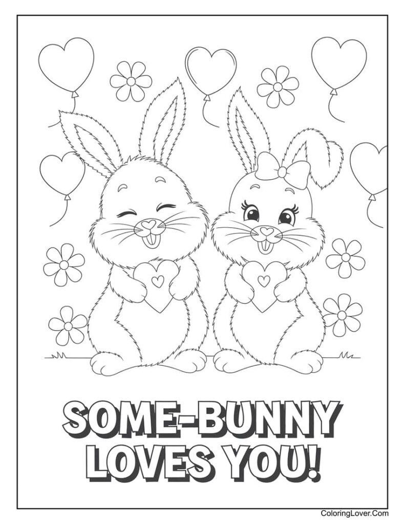 53 Valentine’s Day Coloring Pages (Free Printables for All Ages)
