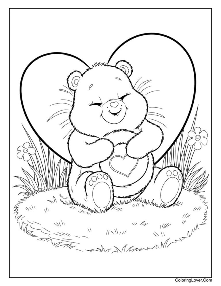 42 Bear Coloring Pages (Free Printables for All Ages)
