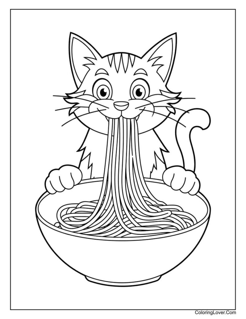 54 Cat Coloring Pages (Free Printables for All Ages)