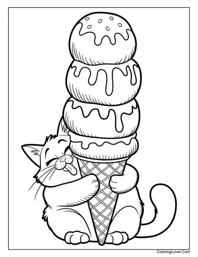 54 Cat Coloring Pages (Free Printables for All Ages)