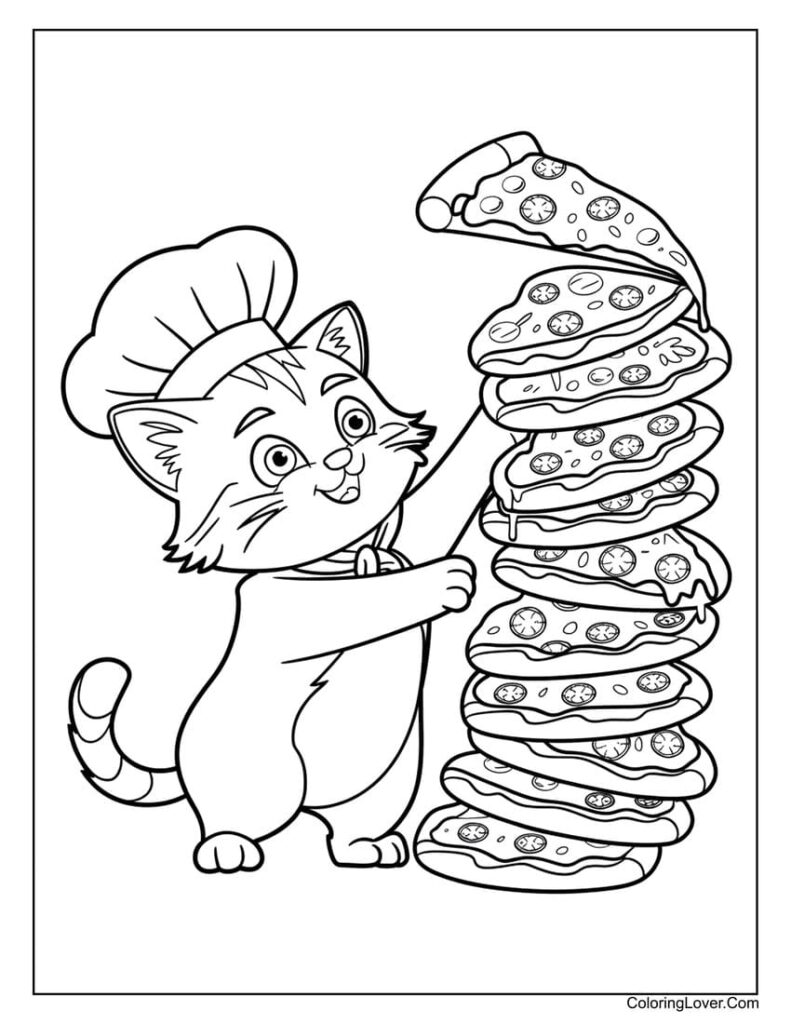 54 Cat Coloring Pages (Free Printables for All Ages)