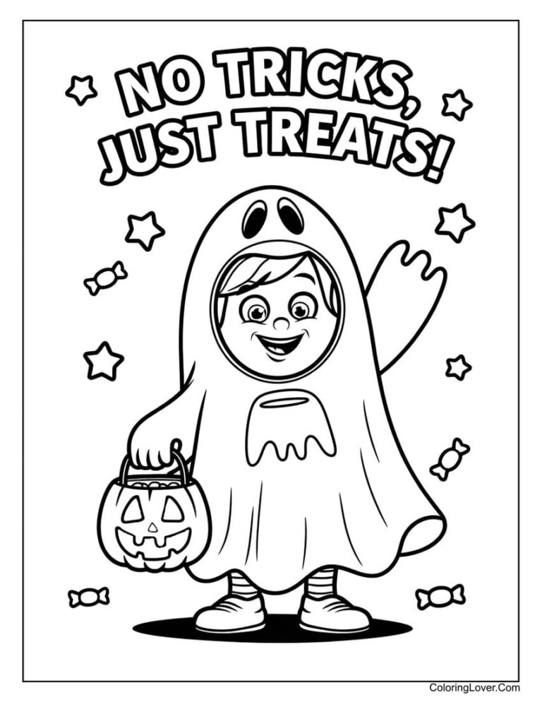 70+ Halloween Coloring Pages (Free Printables for All Ages)