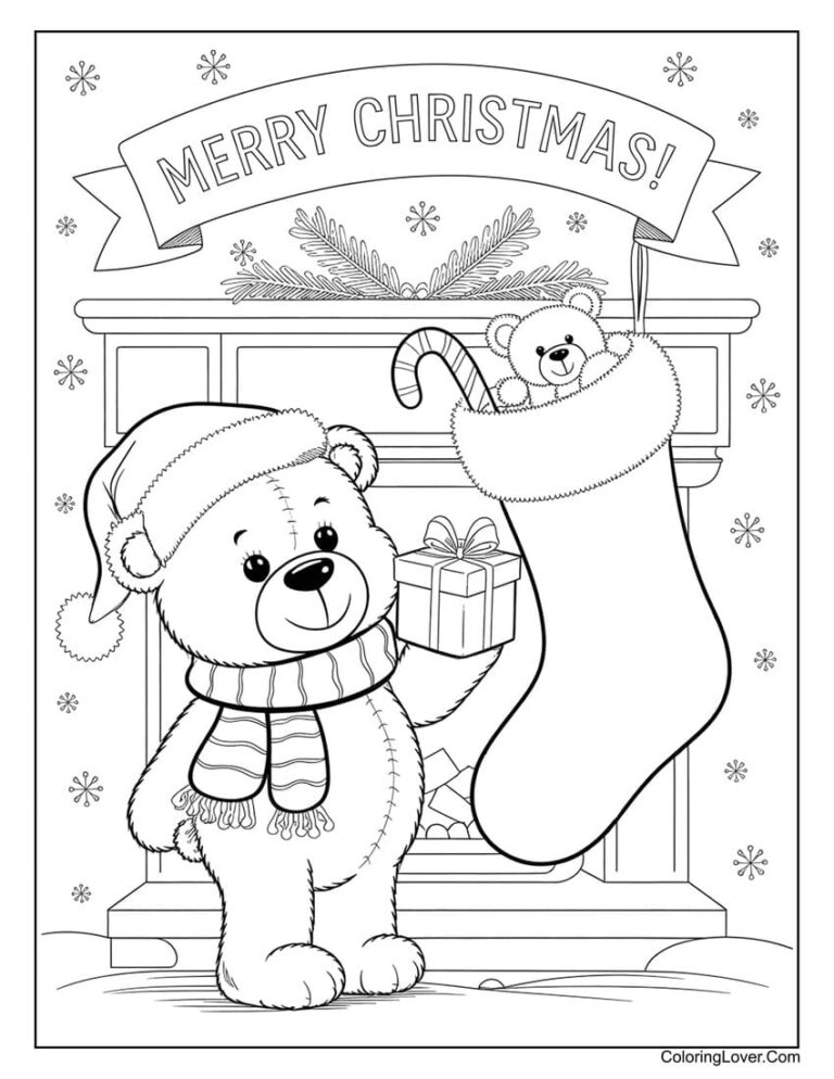 42 Bear Coloring Pages (Free Printables for All Ages)