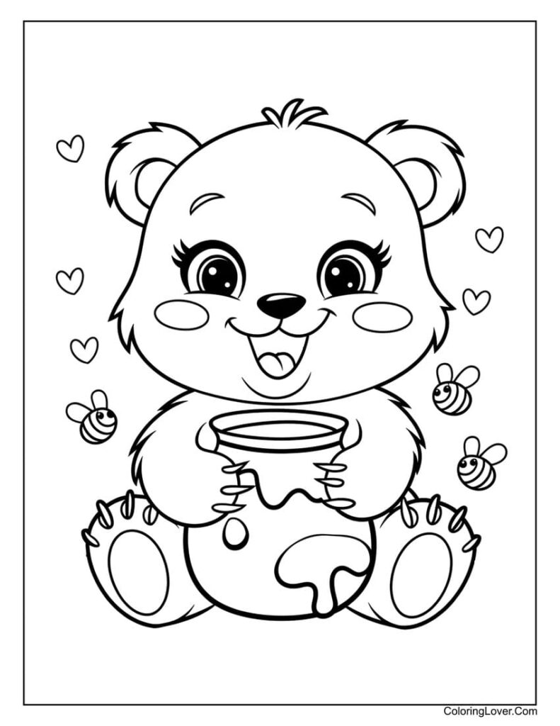 42 Bear Coloring Pages (Free Printables for All Ages)