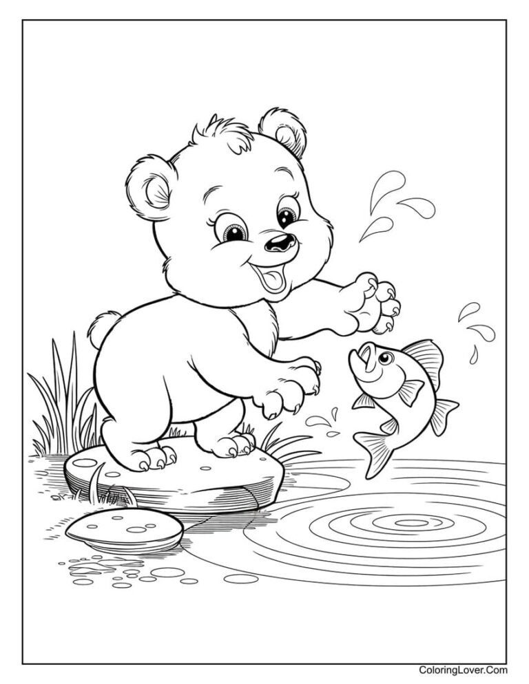 42 Bear Coloring Pages (Free Printables for All Ages)