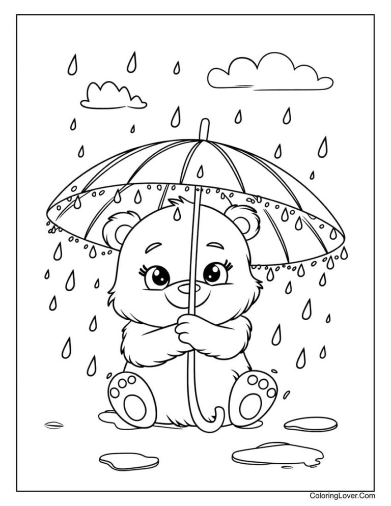 42 Bear Coloring Pages (Free Printables for All Ages)