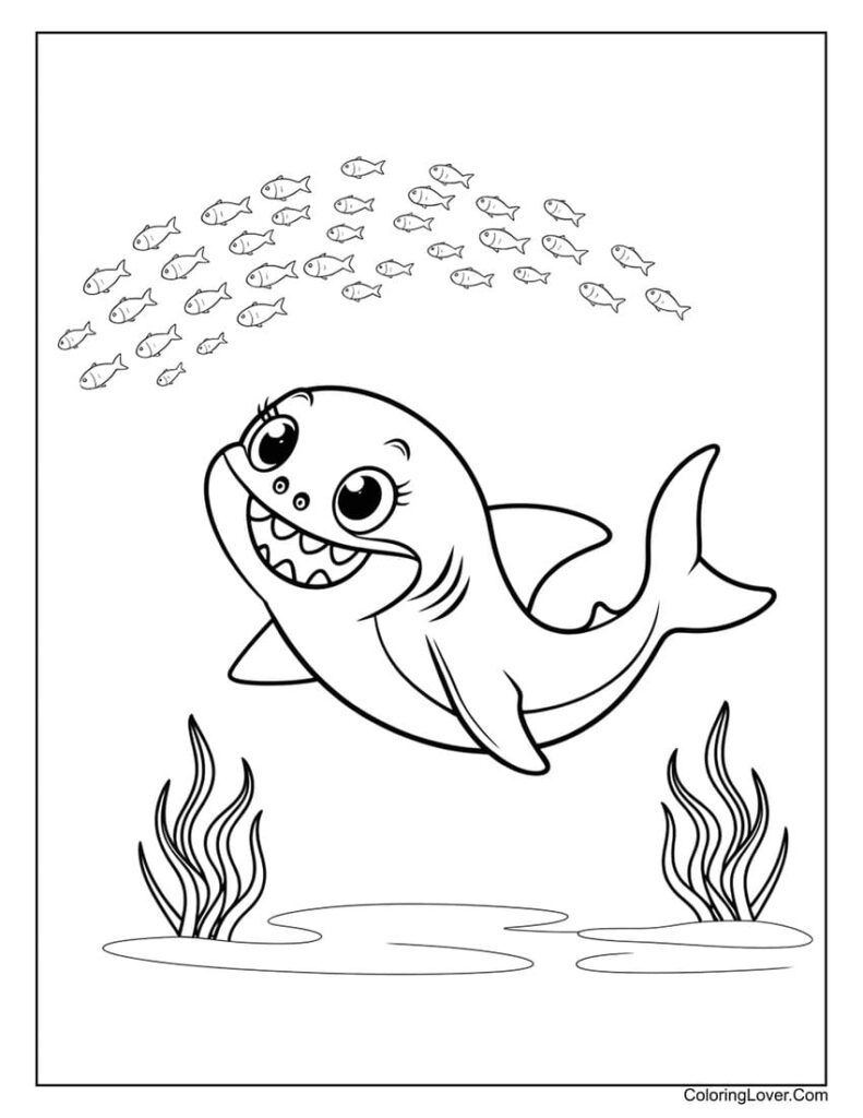 48 Shark Coloring Pages (Free Printables for All Ages)