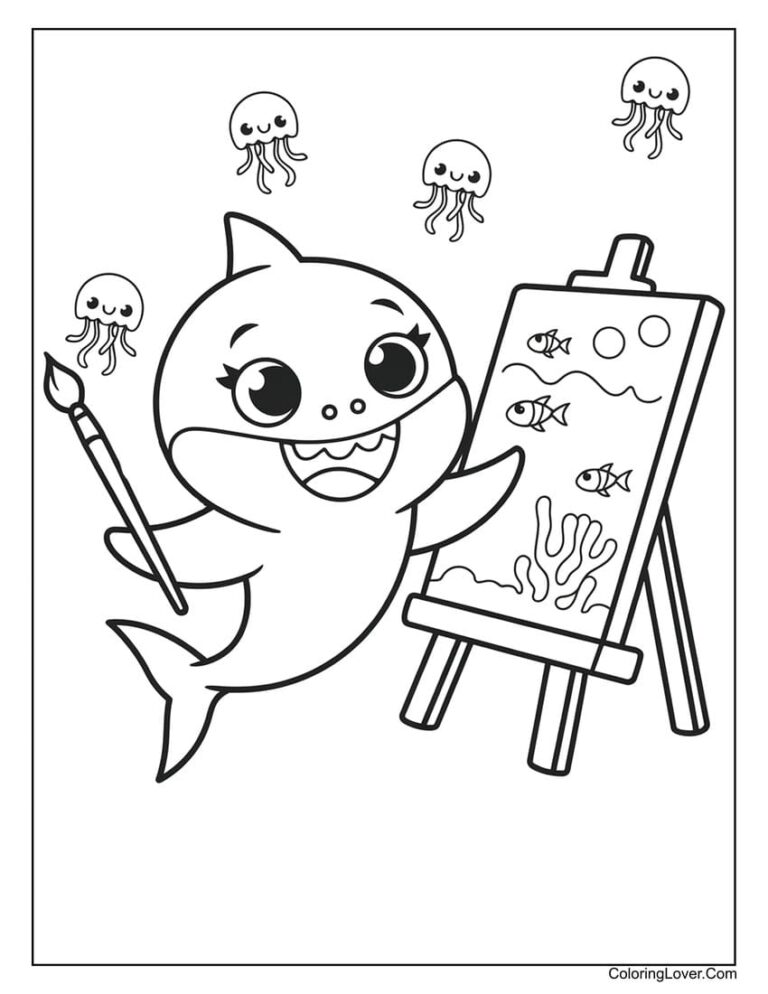 48 Shark Coloring Pages (Free Printables for All Ages)