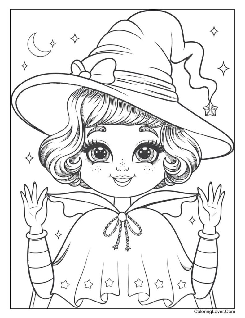 70+ Halloween Coloring Pages (Free Printables for All Ages)