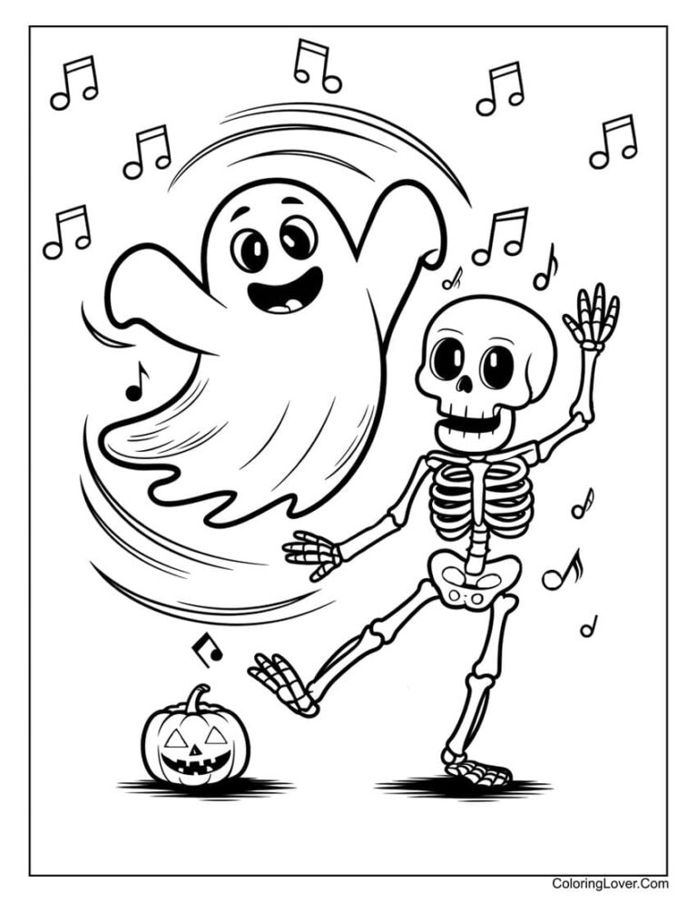 70+ Halloween Coloring Pages (Free Printables for All Ages)