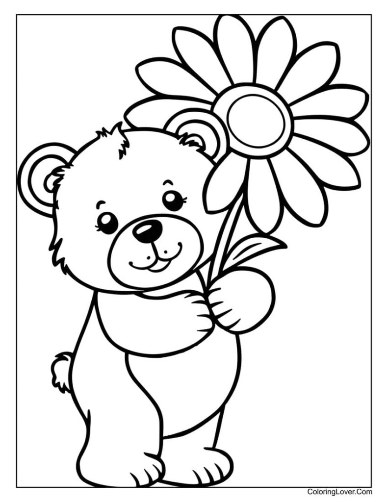 42 Bear Coloring Pages (Free Printables for All Ages)
