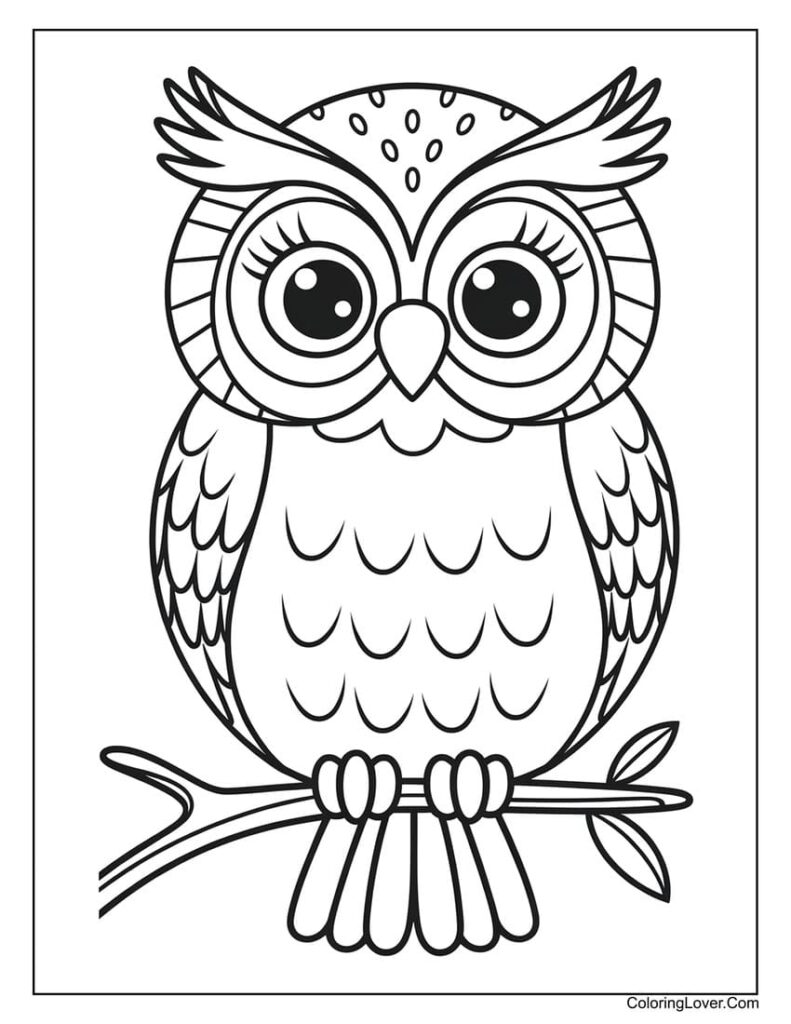 90+ Easy Coloring Pages (Simple Printables for All Ages)