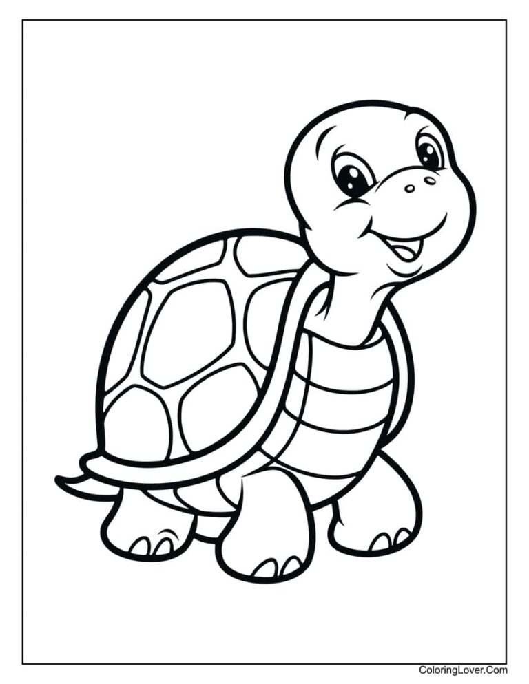 90+ Easy Coloring Pages (Simple Printables for All Ages)