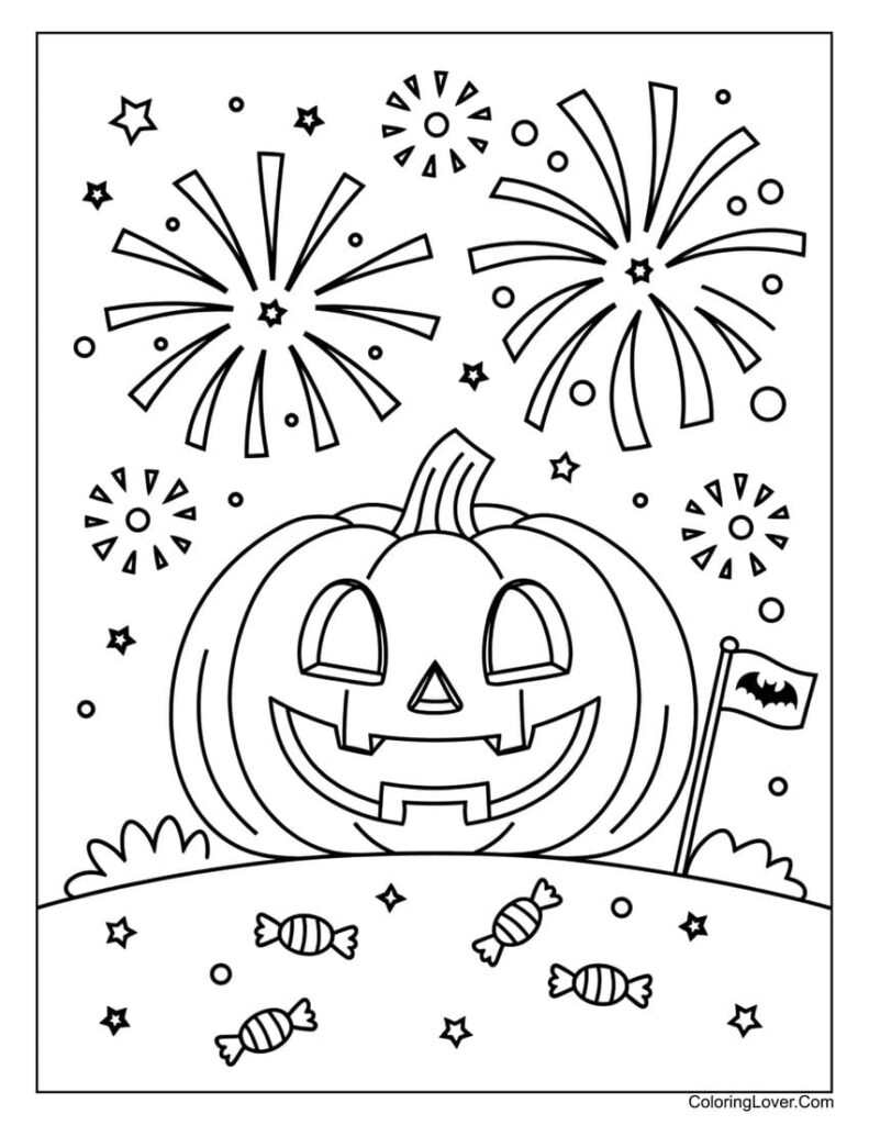 70+ Halloween Coloring Pages (Free Printables for All Ages)