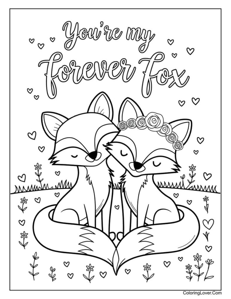 53 Valentine’s Day Coloring Pages (Free Printables for All Ages)