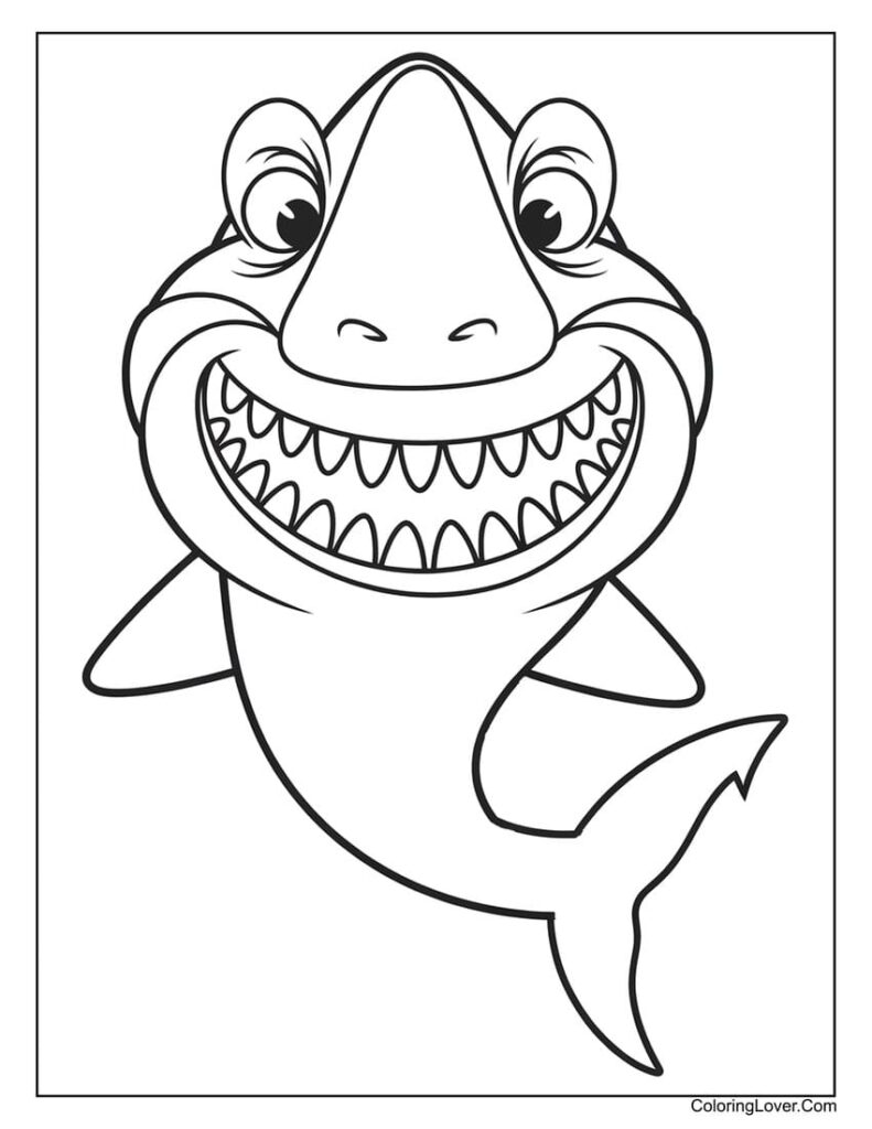 48 Shark Coloring Pages (Free Printables for All Ages)