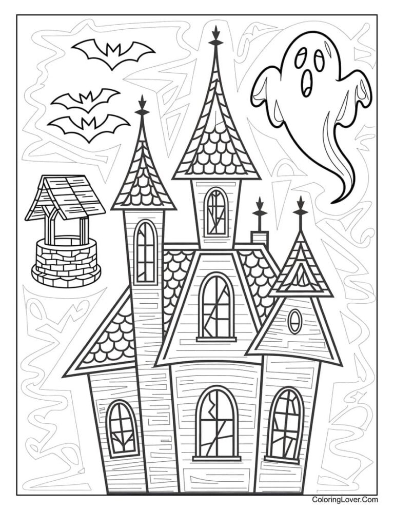 70+ Halloween Coloring Pages (Free Printables for All Ages)