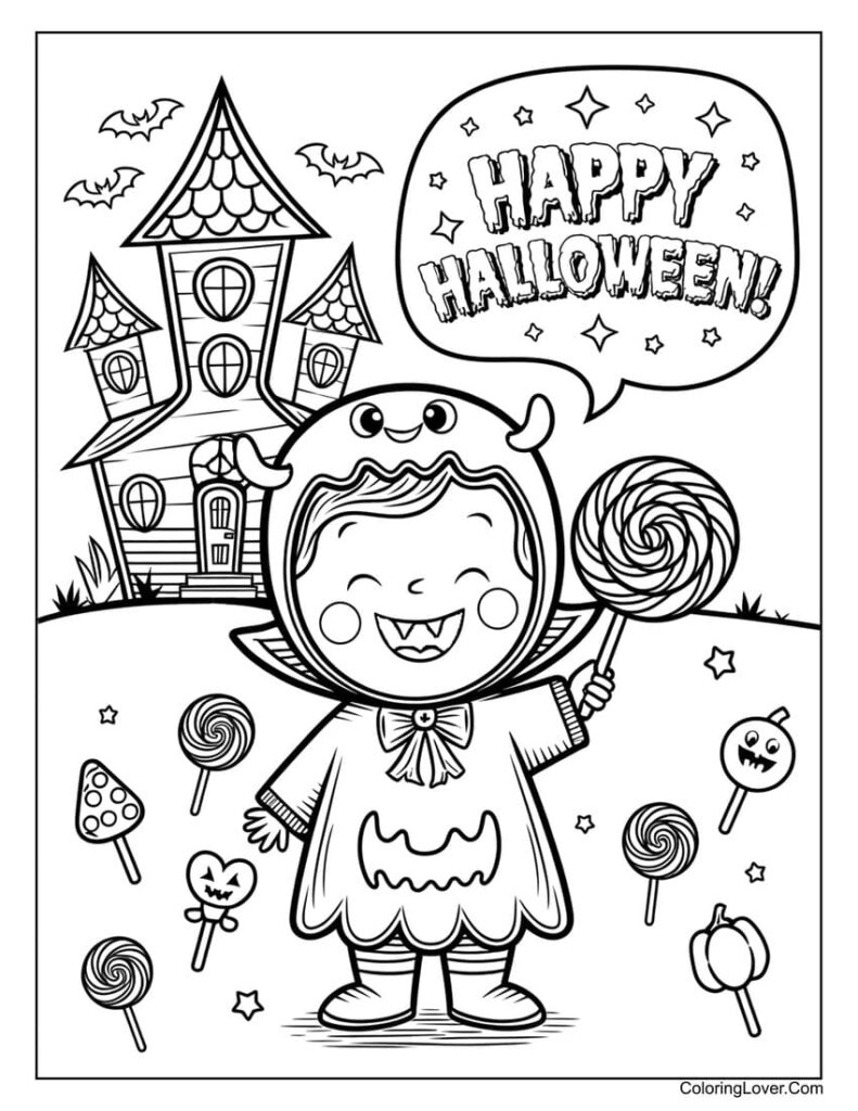 70+ Halloween Coloring Pages (Free Printables for All Ages)