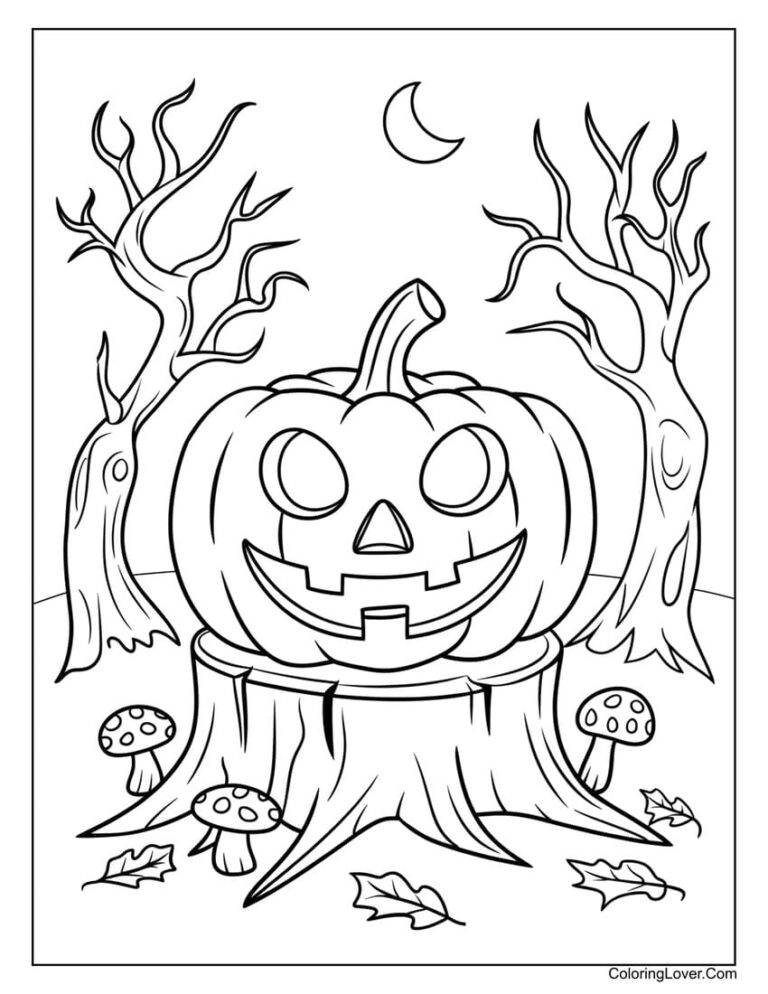 70+ Halloween Coloring Pages (Free Printables for All Ages)