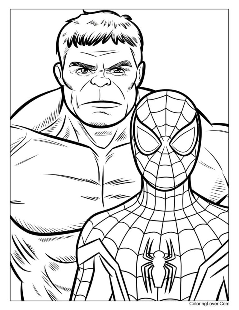 30 Hulk Coloring Pages (Free Printables for All Ages)