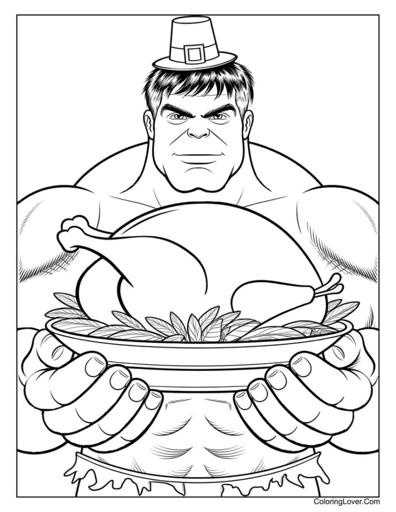 30 Hulk Coloring Pages (Free Printables for All Ages)